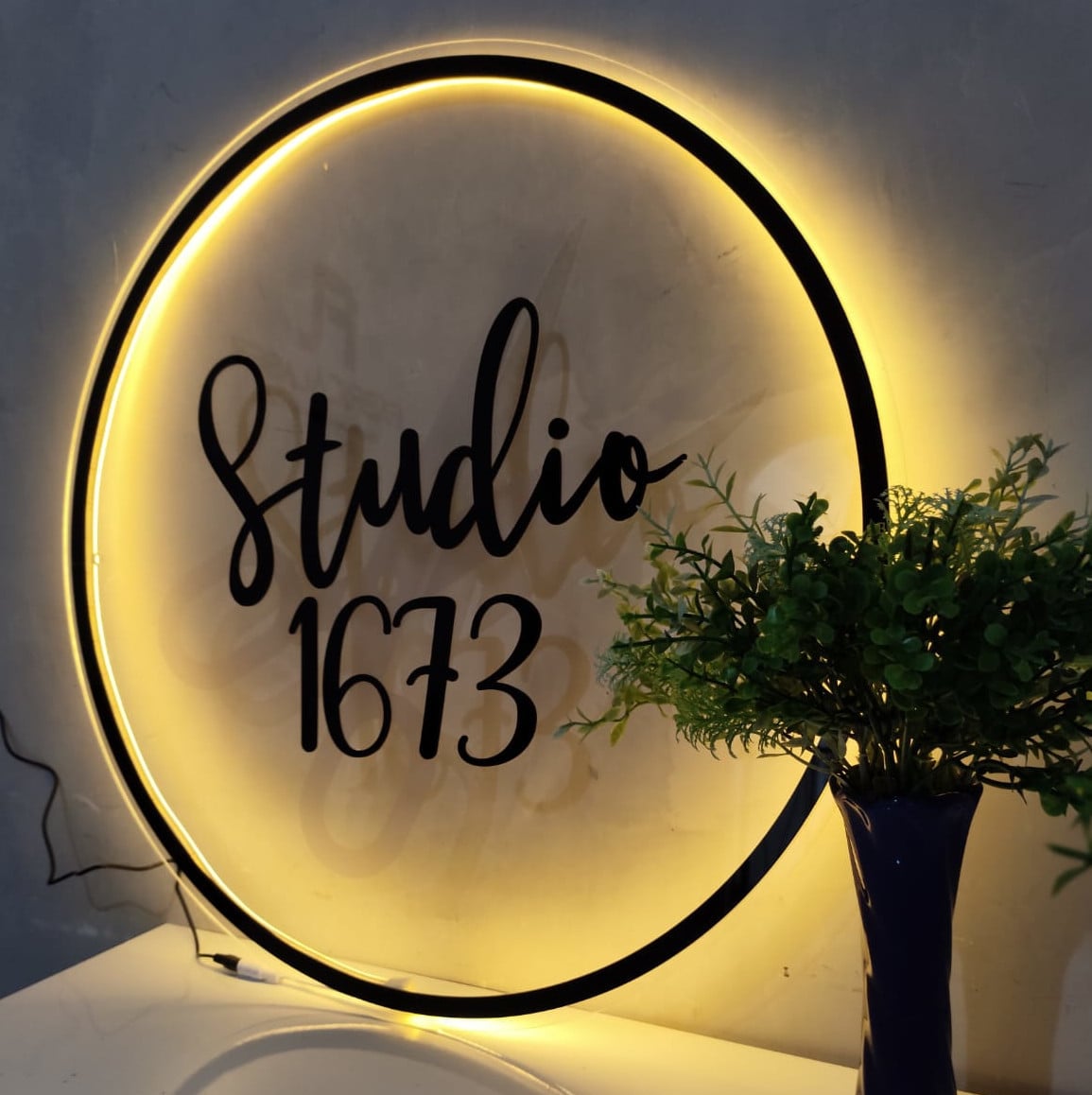 Placa Neon Led 70x70cm em Acrílico - Letreiro Personalizado - Compre ...