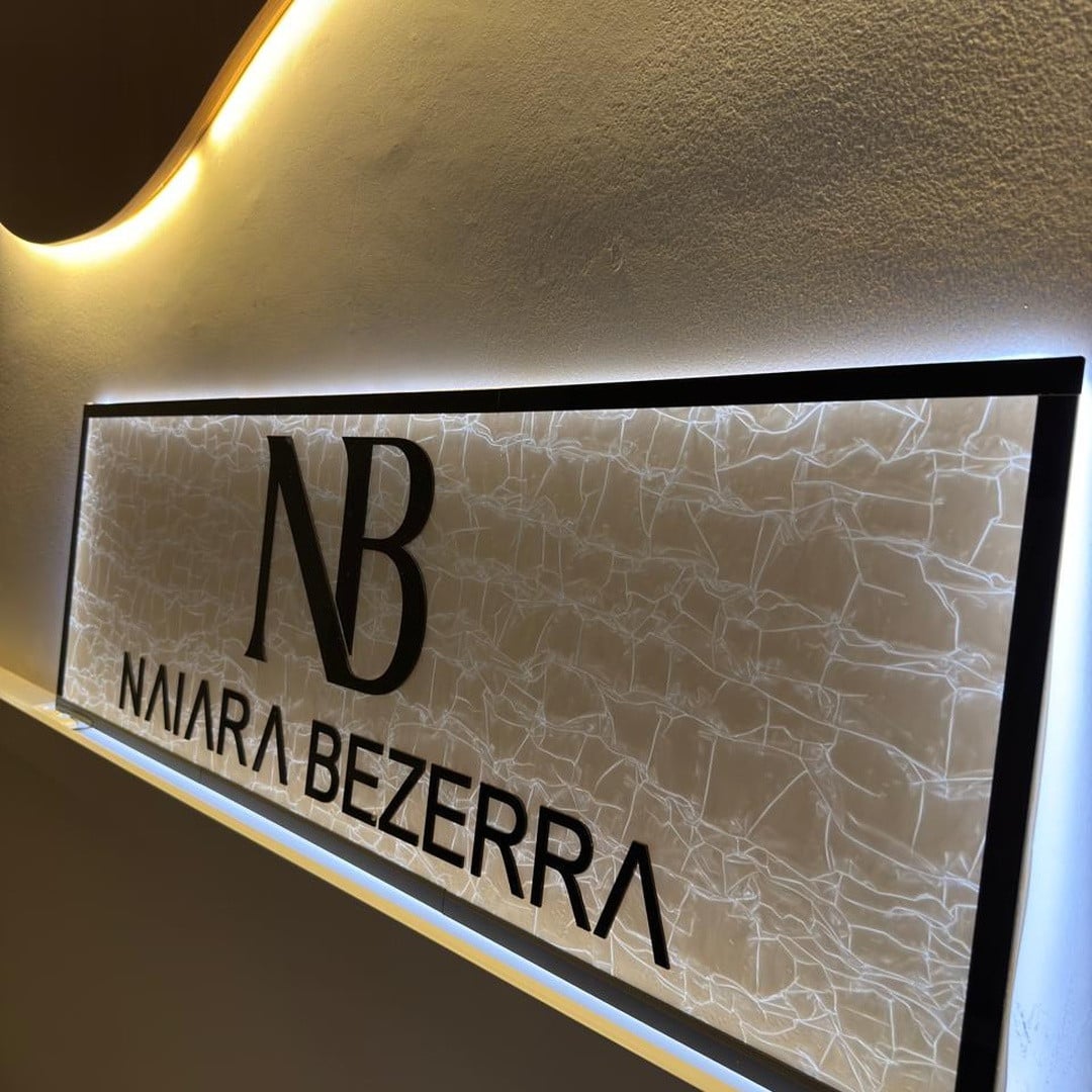 Placa Neon Led 120x50cm em Acrílico - Letreiro Personalizado - Compre ...