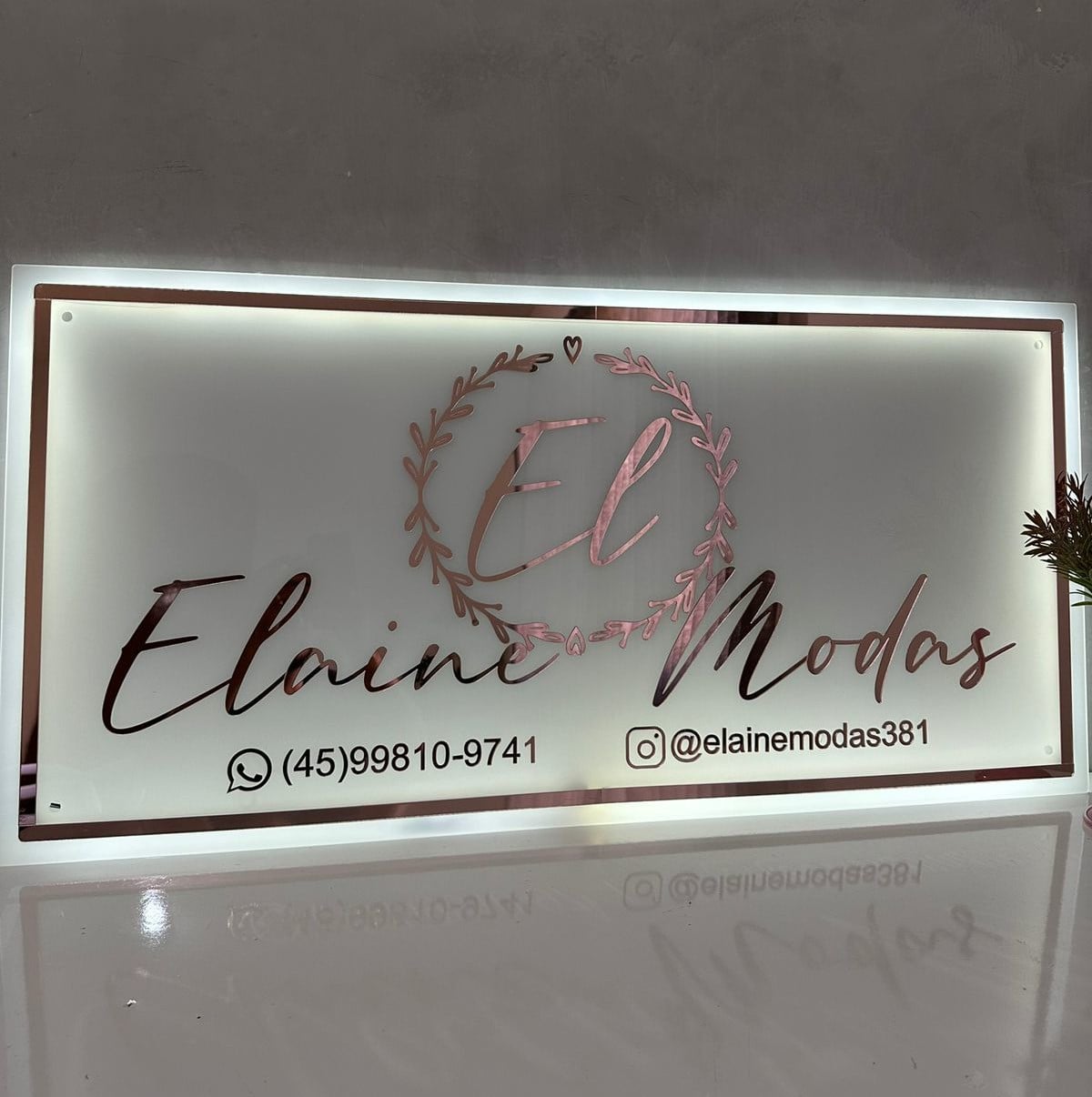 Placa Neon Led 100x50cm em Acrílico - Letreiro Personalizado - Compre ...