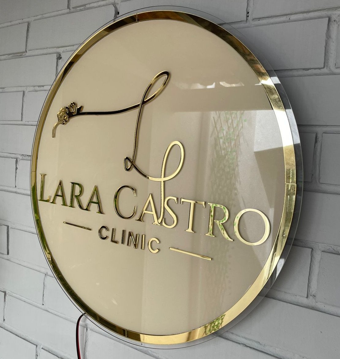 Placa Neon Led 50x50cm em Acrílico - Letreiro Personalizado - Compre ...